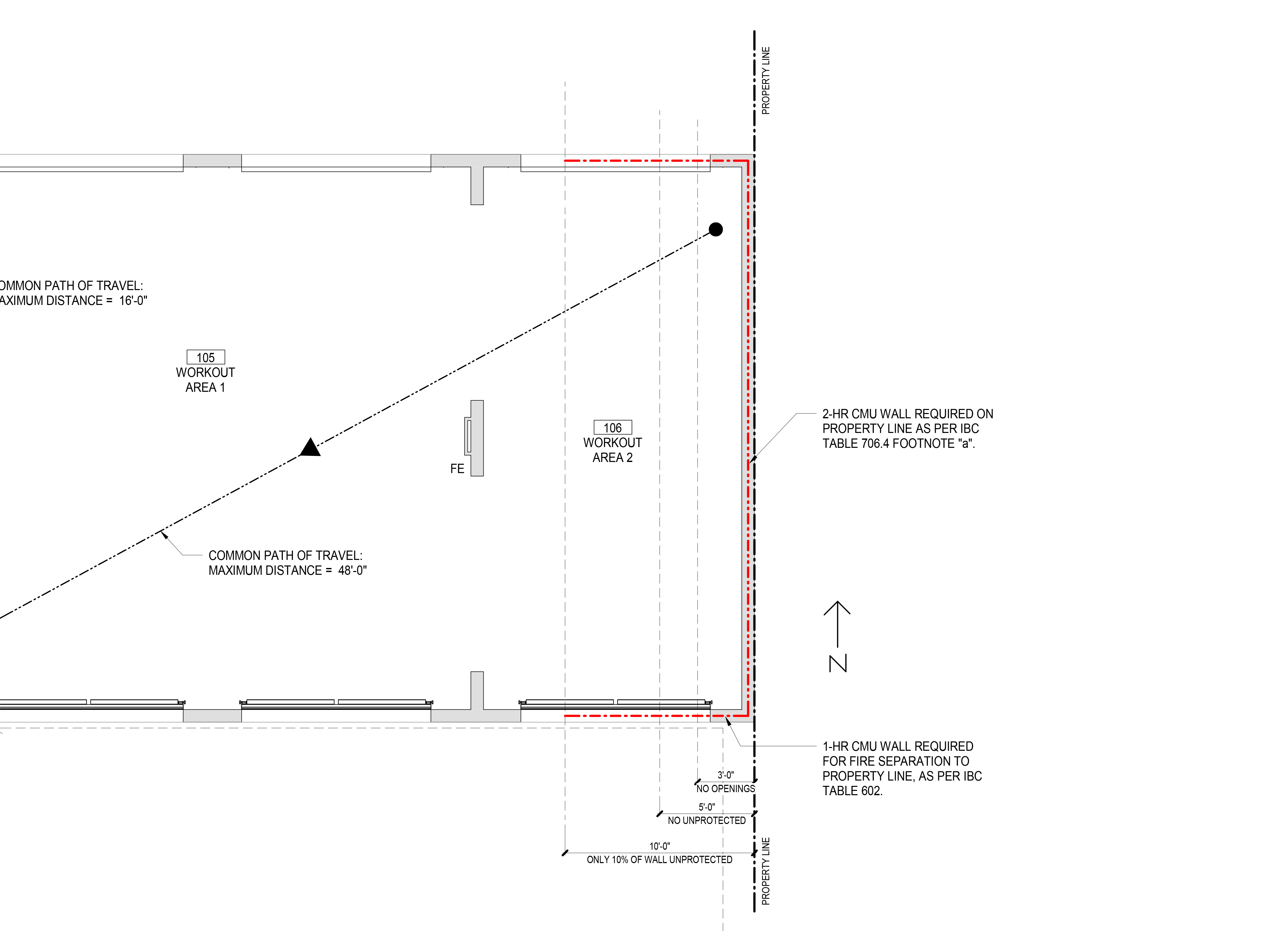 Fire Separation to property line | The Building Code Forum